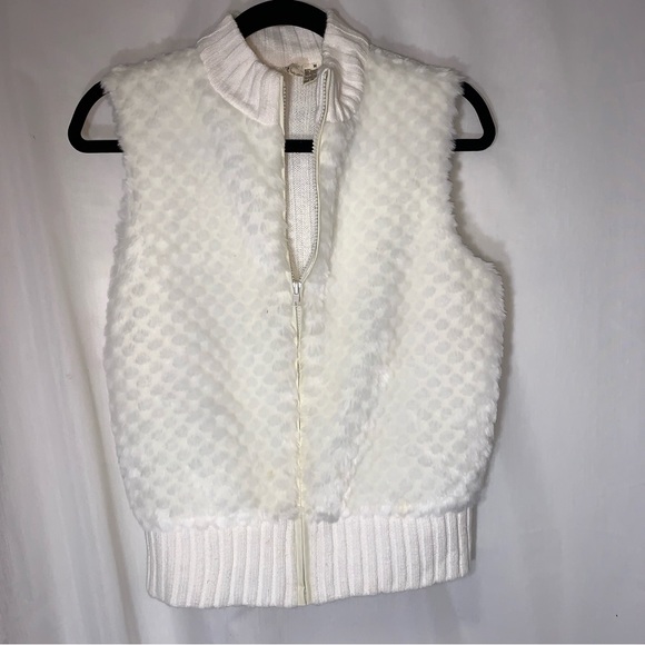 Tiara | Jackets & Coats | Tiara Super Soft Faux Fur Vest Winter White ...